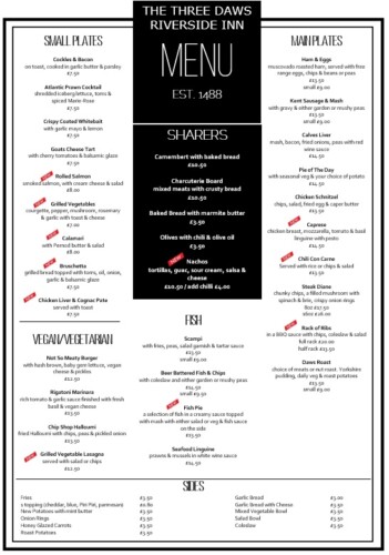 Main Menu - Three Daws