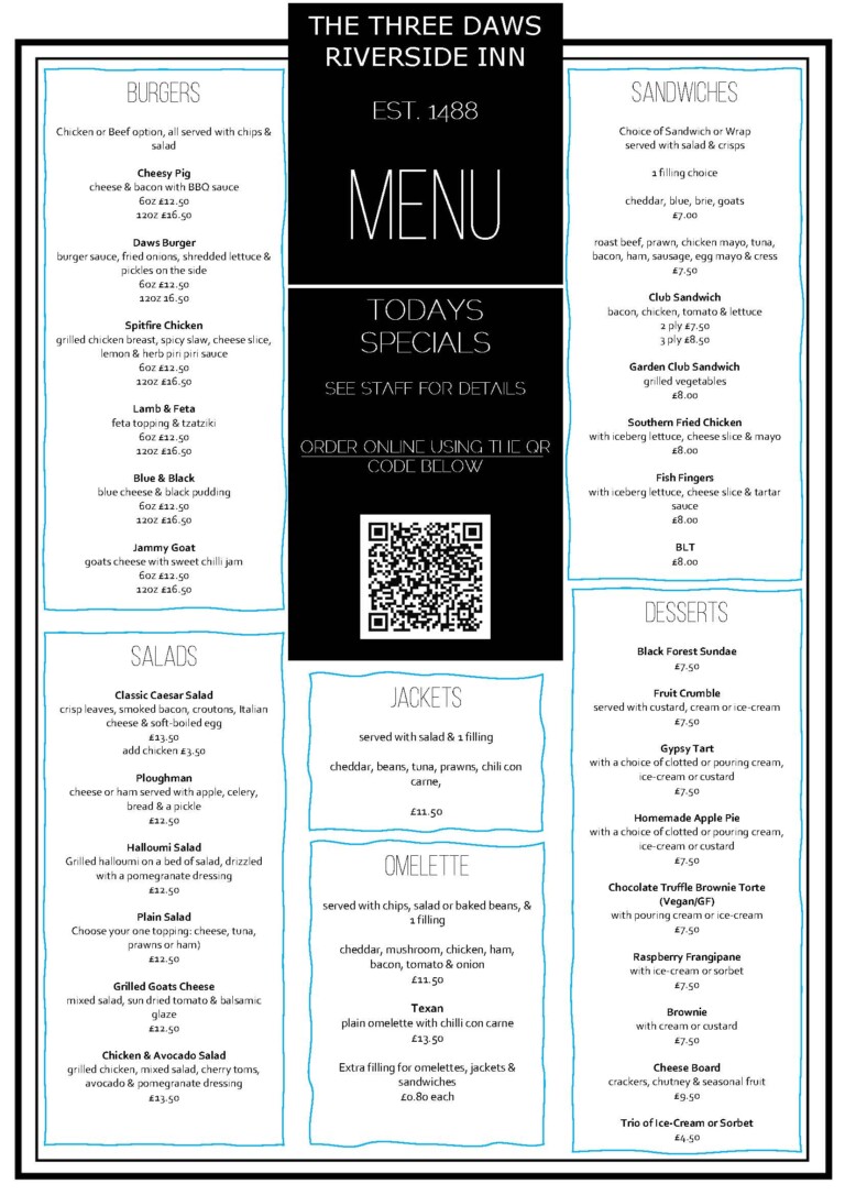 Main Menu - Three Daws